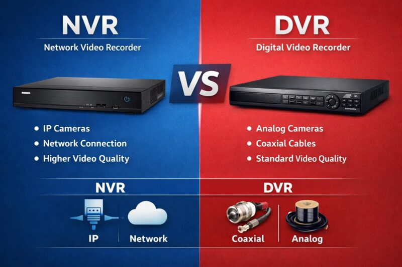 DVR vs NVR CCTV System Comparison | SmartEye Solutions